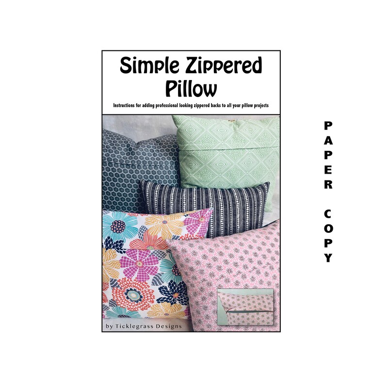 Zippered Pillow - Etsy