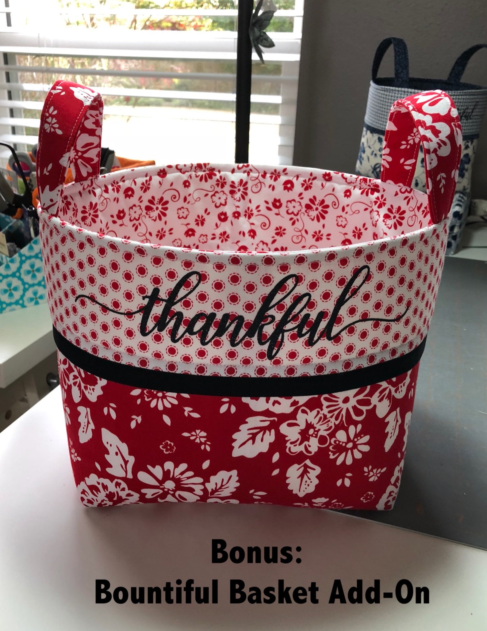 Wine Tote and Mini Basket Sewing Pattern PDF Instant - Etsy