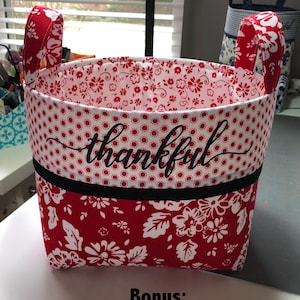 Wine Tote and Mini Basket Sewing Pattern - PDF Instant Download - Etsy