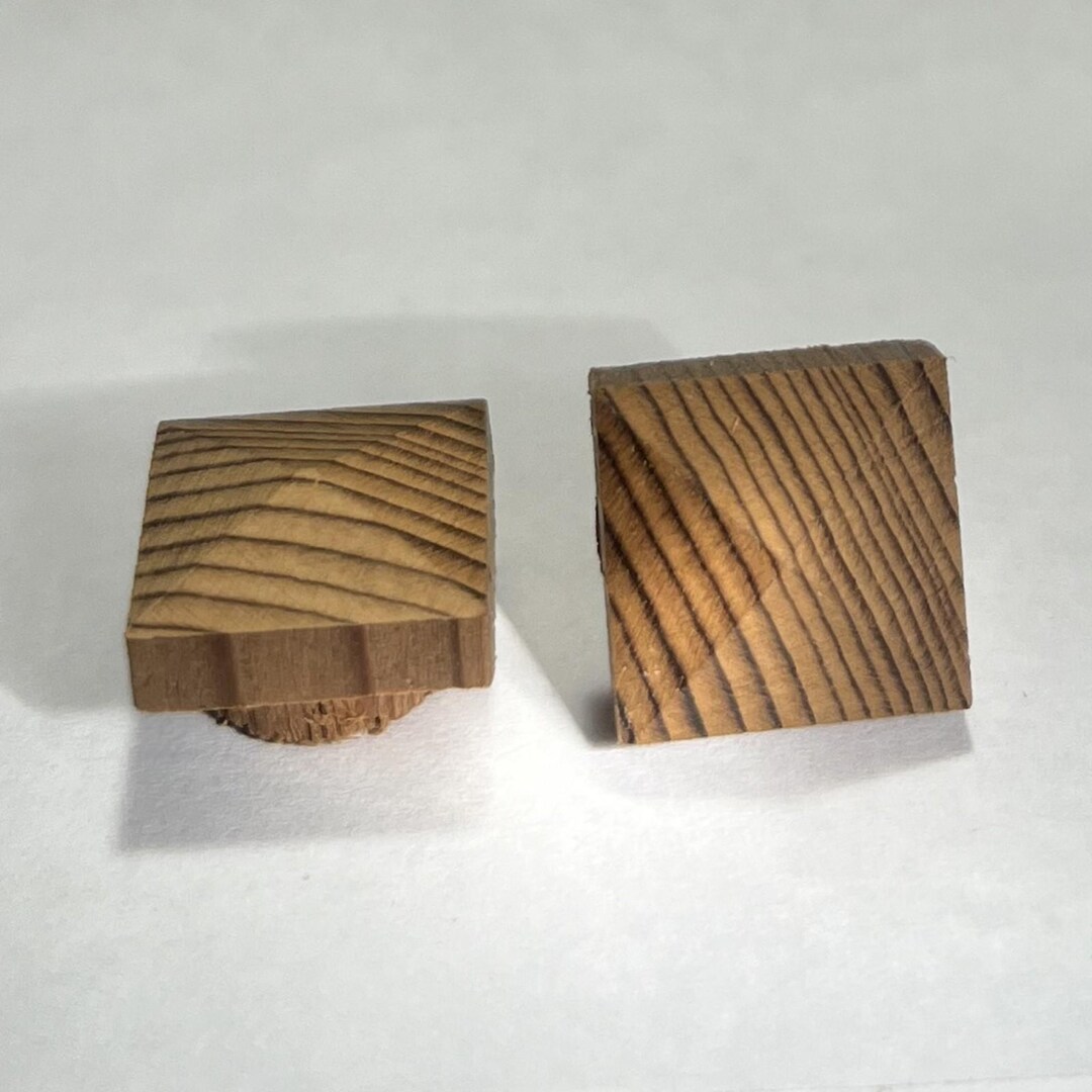 24 Pk 1/2" Cedar Low Profile Pyramid Top Hole Plugs That Fit a 3/8 ...