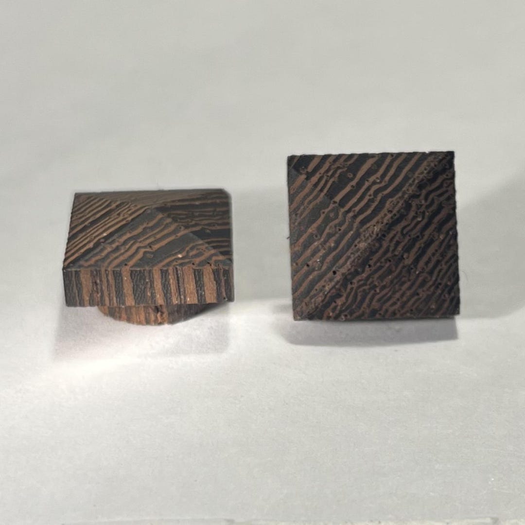 27 Pk 1/2 Wenge Low Profile Pyramid Top Hole Plugs That Fit a 3/8 Hole ...