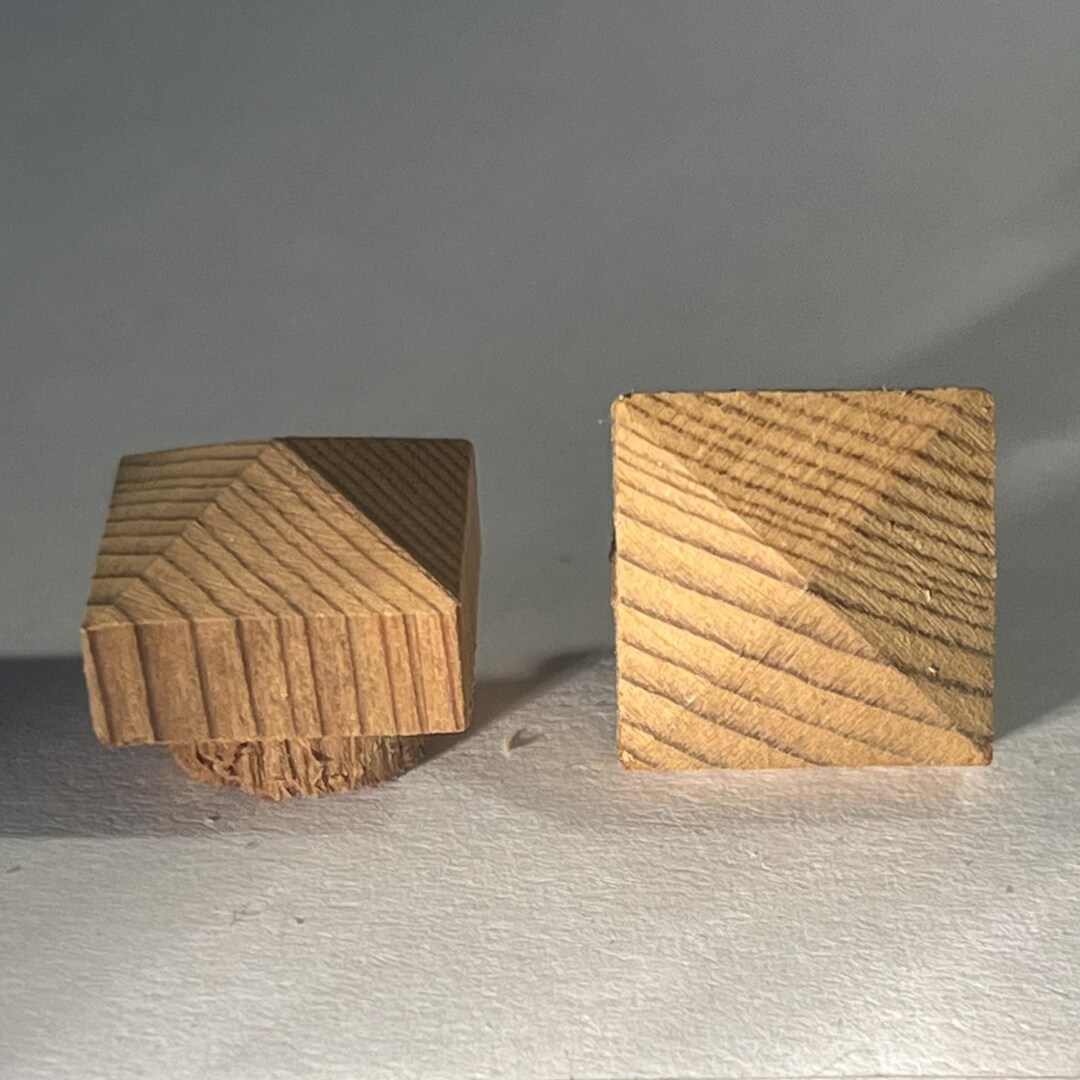 24 Pk 1/2" Cedar Pyramid Top Hole Plugs That Fit a 3/8" Hole - Etsy