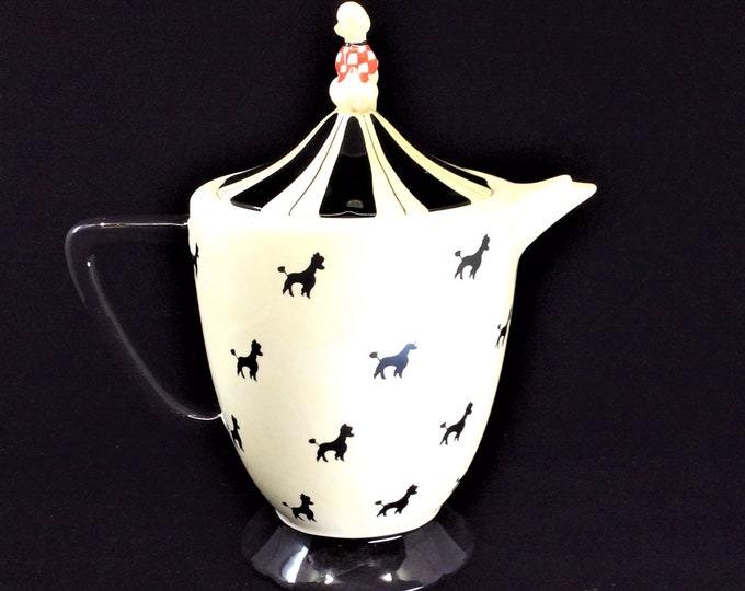 Poodles on Parade by Dantes Design Group Tea Pot - Etsy