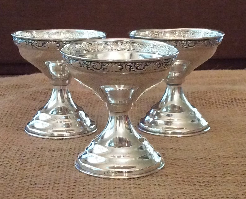 Sterling Silver Sherbet Cups - Etsy