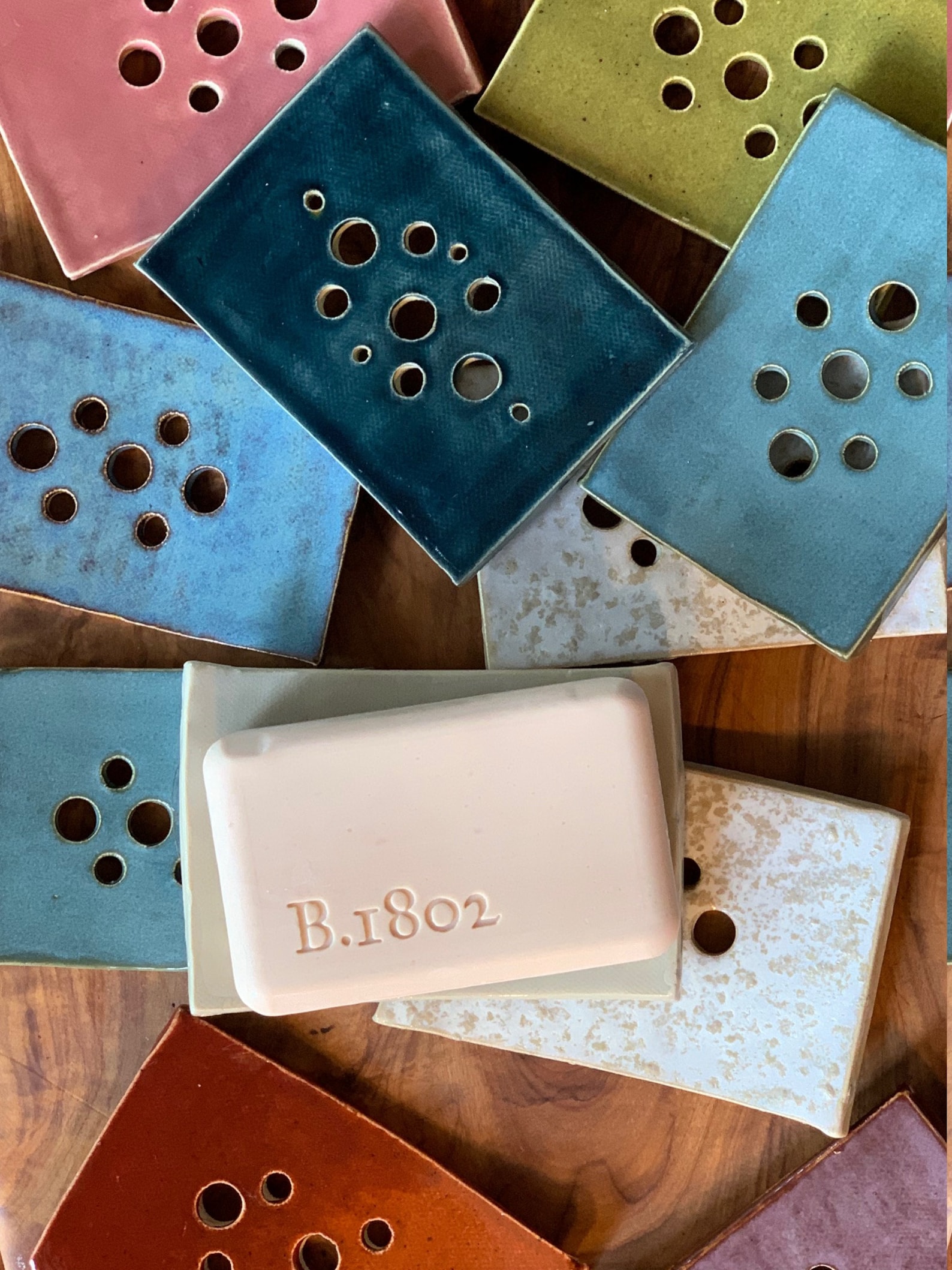 9 Ounce Bar Large Soap Soap Dish One of a Kind Ceramic - Etsy