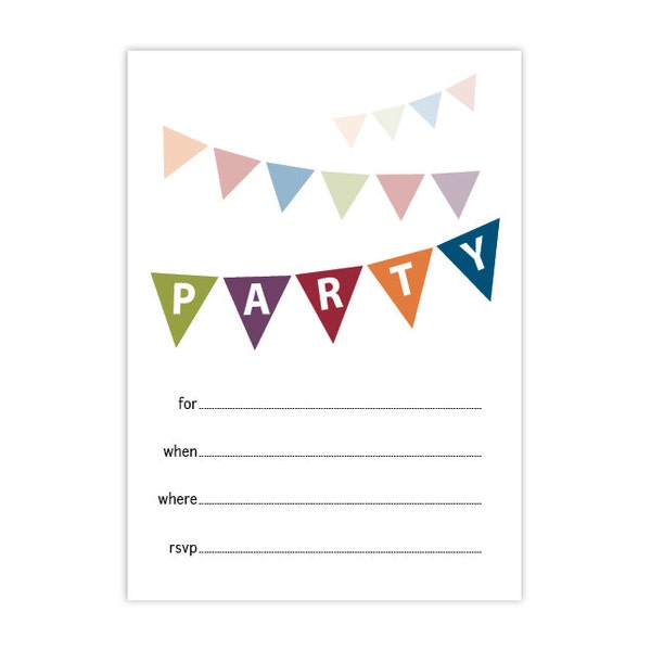 Fill in Invitations - Etsy