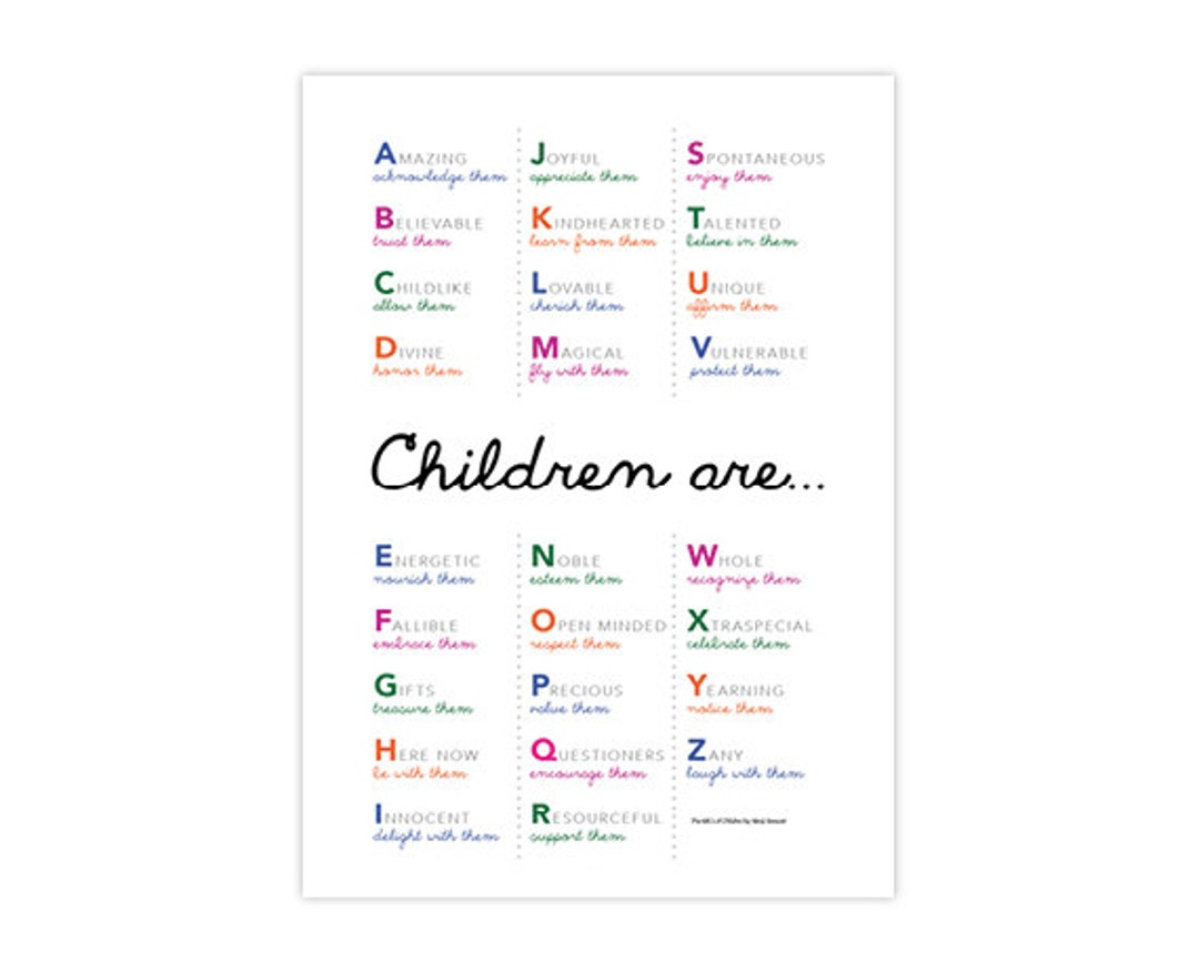 11x17 Alphabet Poster, Printable PDF - Etsy