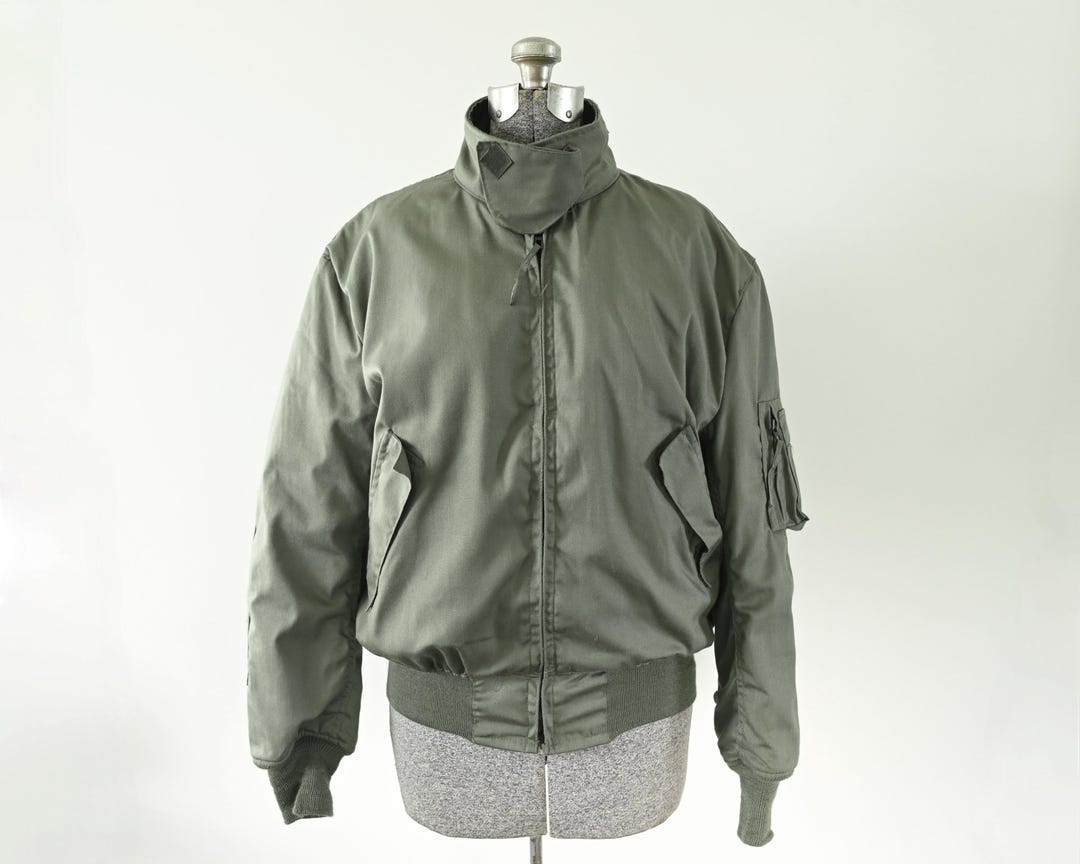1991 Military Bomber Jacket, Cold Weather high Temperature Resistant ...