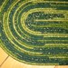 Quilted Table Runner Table Mat Green Metallic Home Decor - Etsy