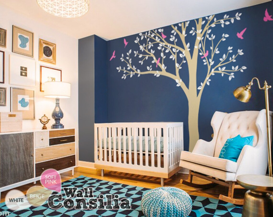 Photo Tree Wall Decal Mural Large Tree Wall Decals Frame - Etsy