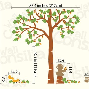 Baby Nursery Tree Wall Decal Tree Decals Tree Wall Decal With Teddy ...
