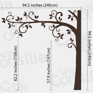 Large Tree Wall Decal Baby Nursery Tree Wall Sticker Decor Wall Art ...
