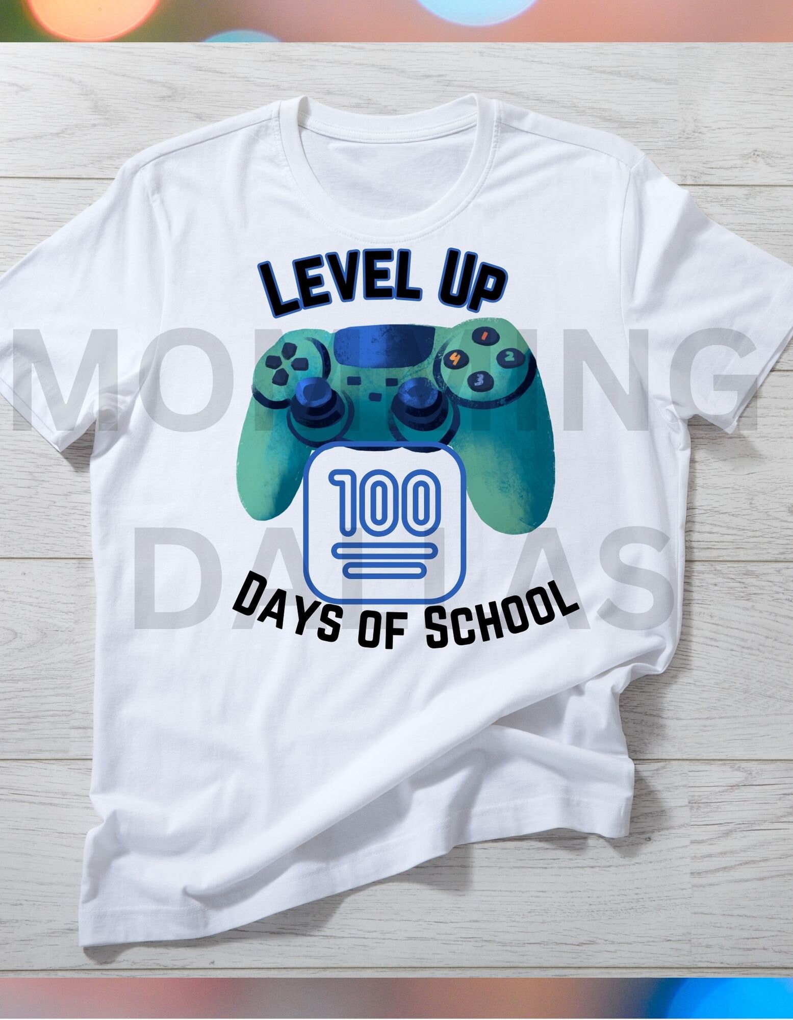Level up 100 Days of School, Png, SVG Pdf, Sublimation, Gamers, Kids ...