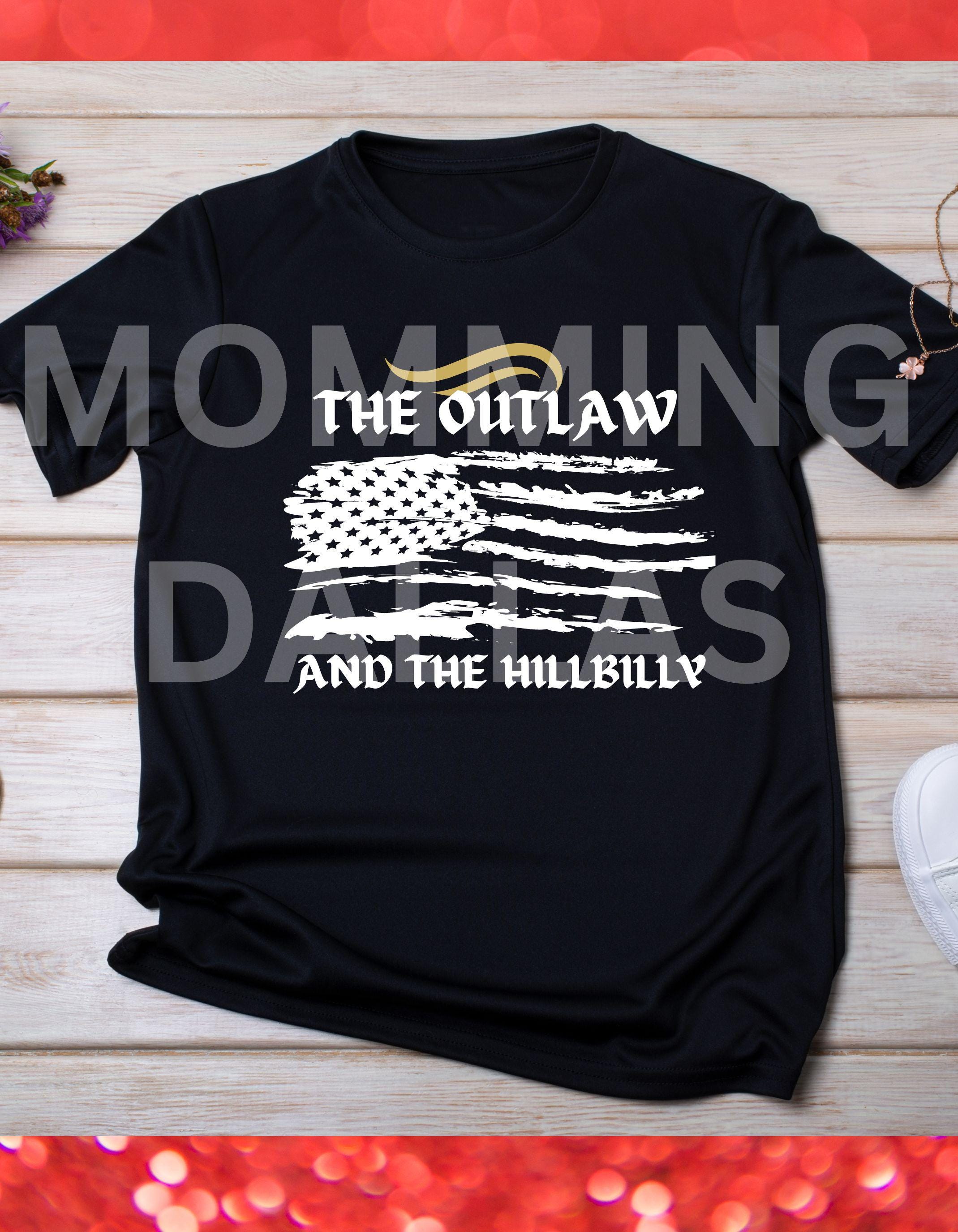 Outlaw & Hillbilly Trump Png, Conservative, MAGA Shirt SVG Pdf, Trump ...