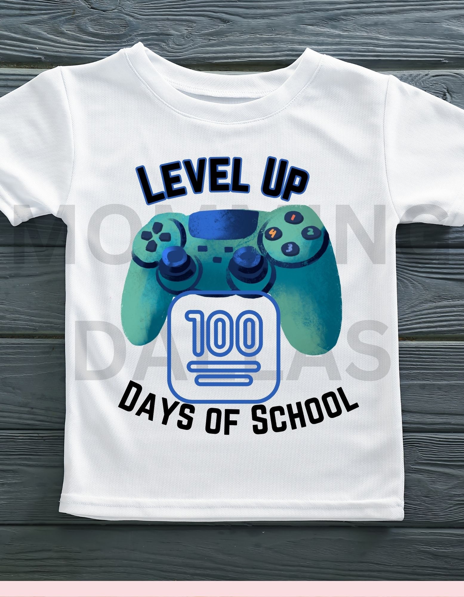 Level up 100 Days of School, Png, SVG Pdf, Sublimation, Gamers, Kids ...