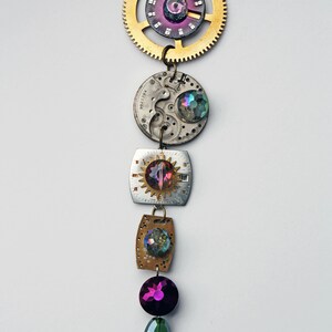 Watch Parts Christmas Decoration Ornament / Sun Catcher With Purple ...