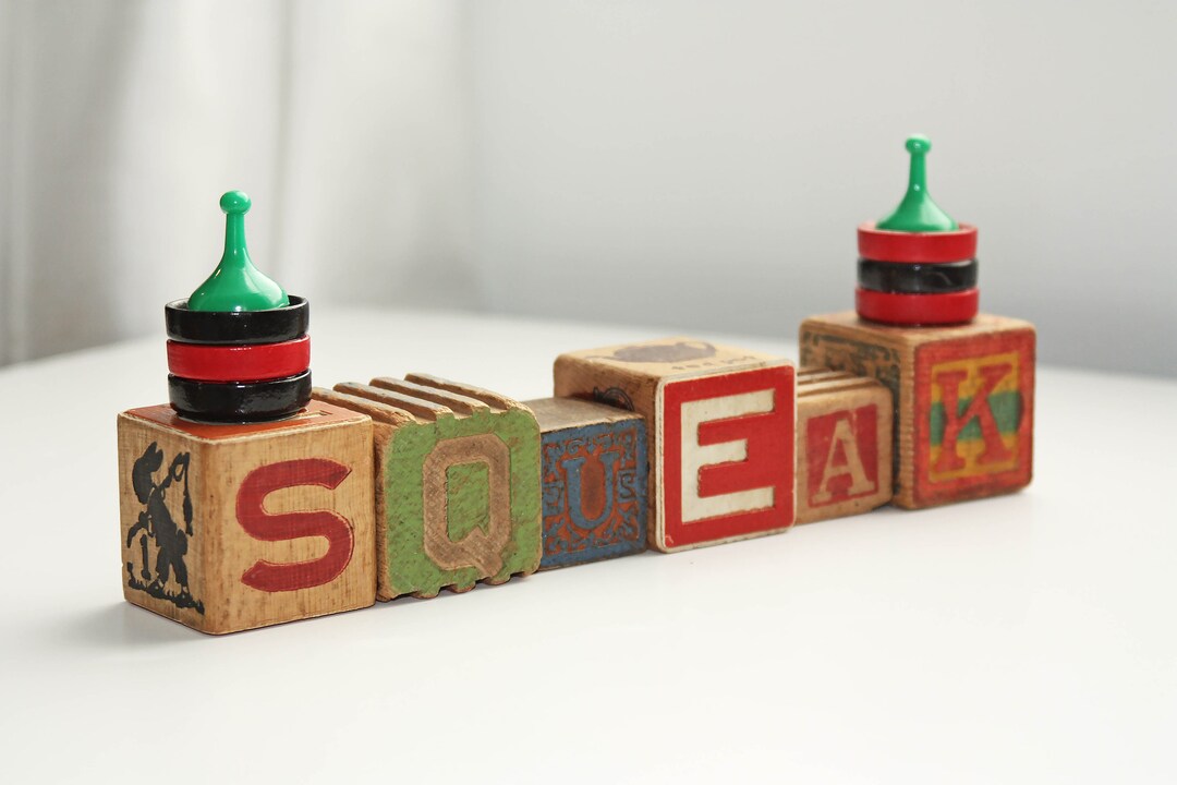 Wood "squeak" Decoration / Sign Made From Antique Children's Toy ...