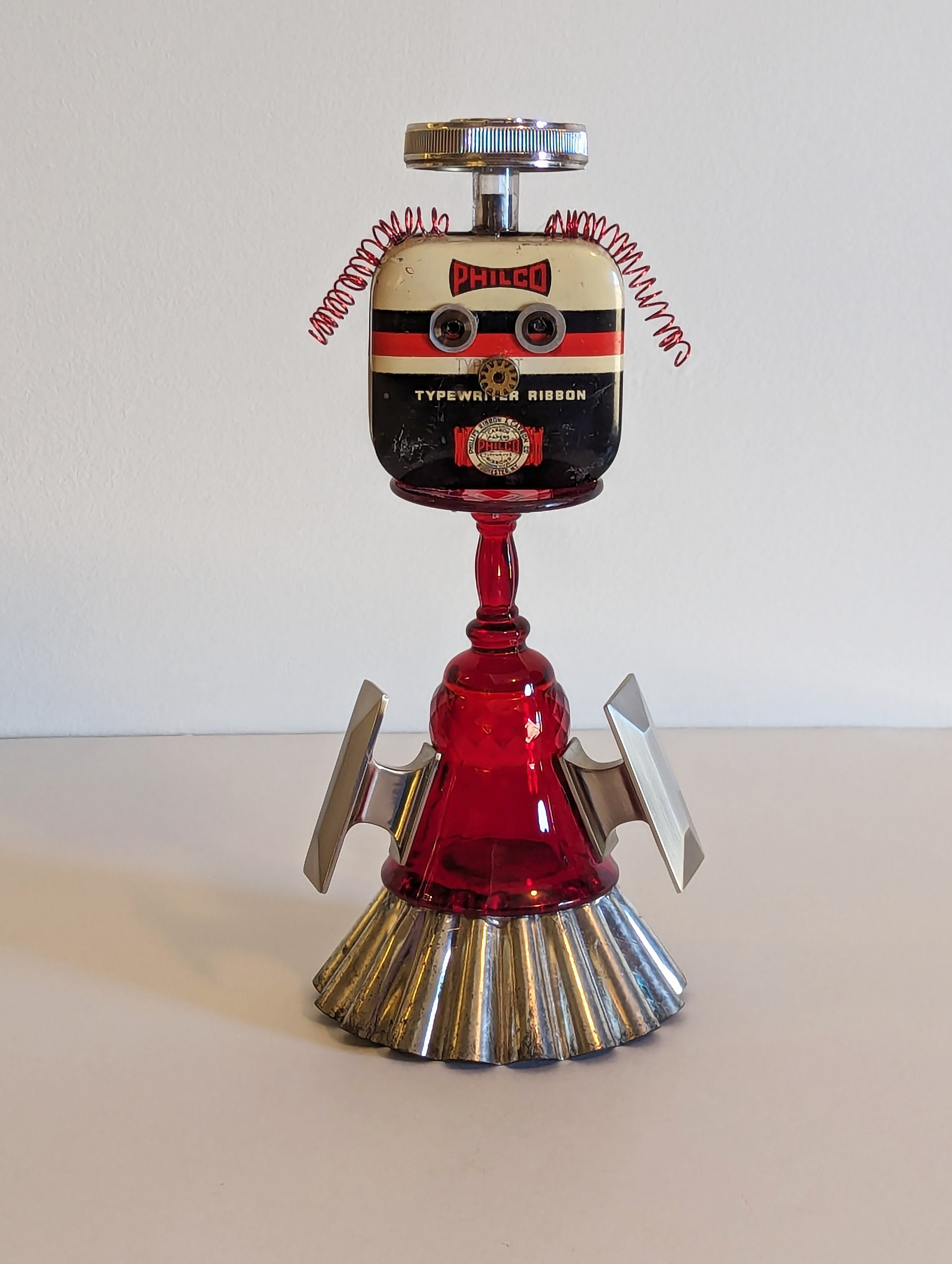 Athena, Warrior Robot - Mixed Media Sculpture, Re-purposed Wonderful ...