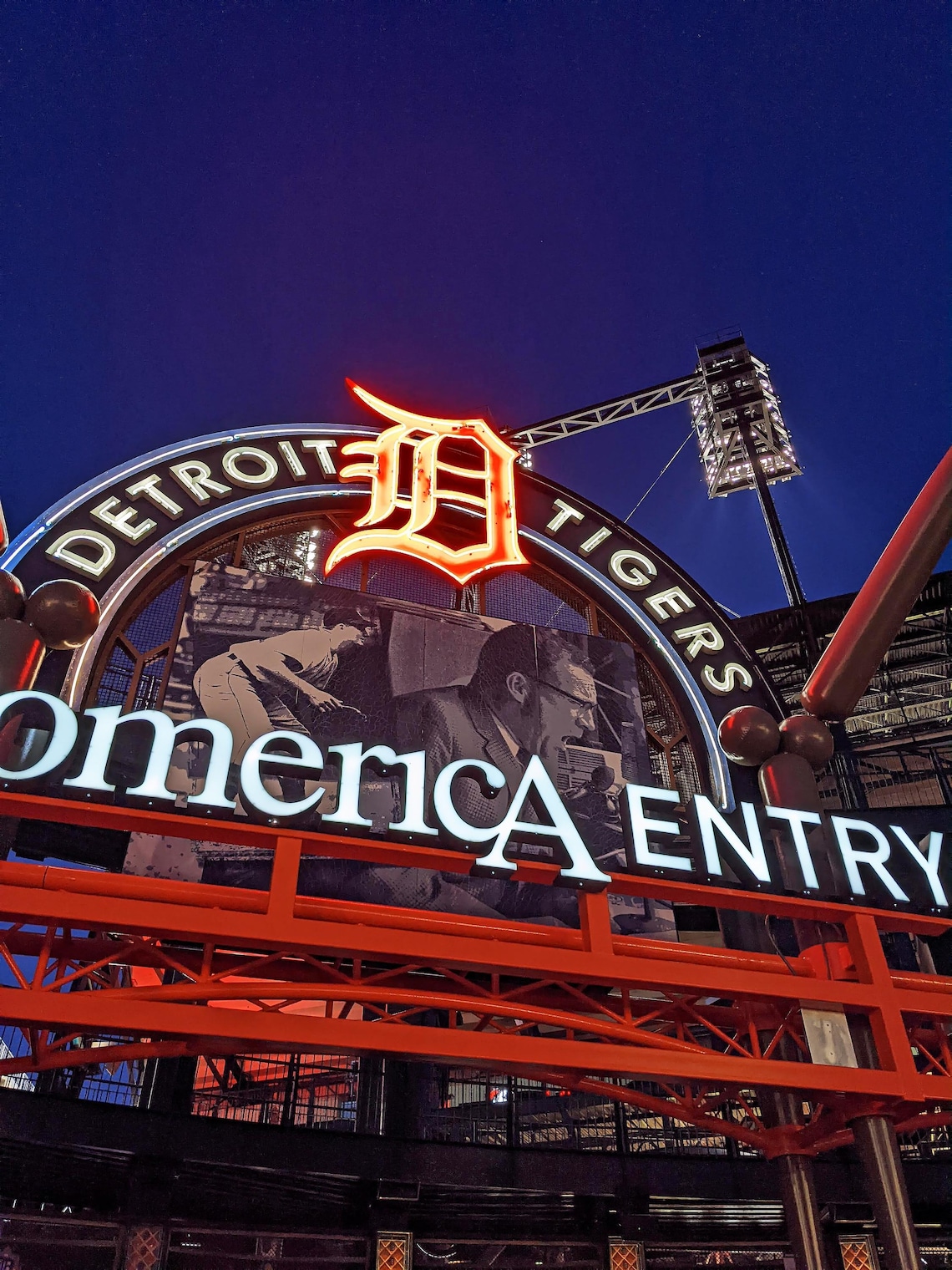 Comerica Park - Detroit Tiger Baseball Stadium Color Photograph at ...