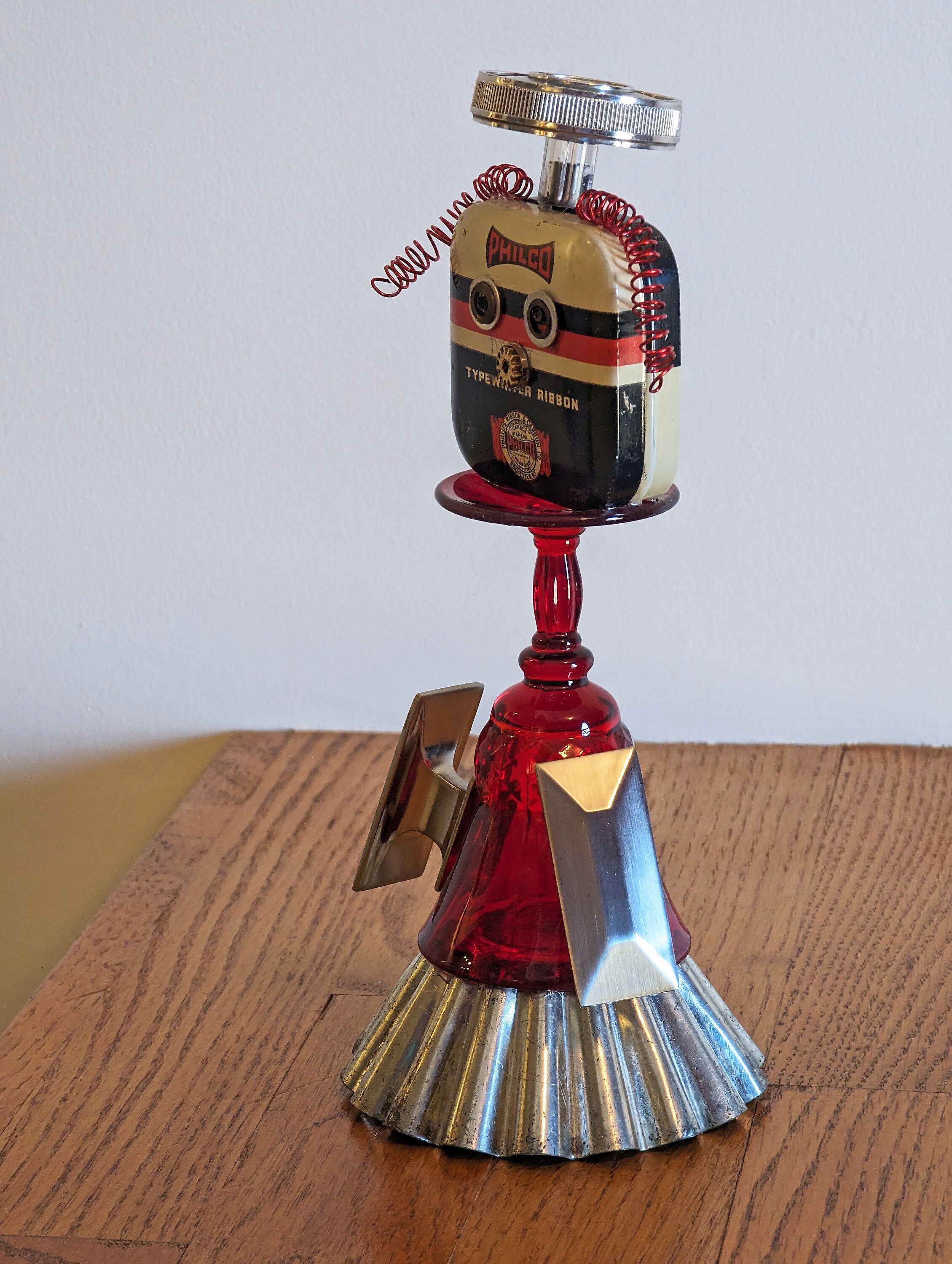 Athena, Warrior Robot - Mixed Media Sculpture, Re-purposed Wonderful ...
