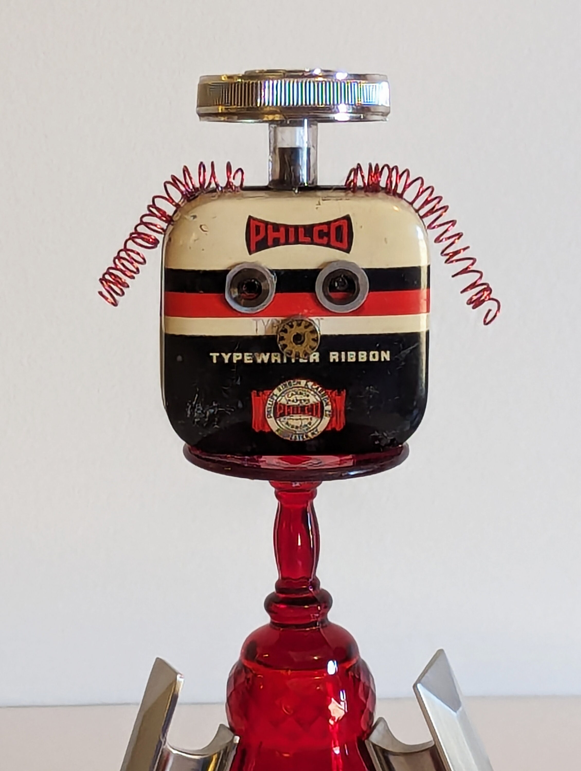 Athena, Warrior Robot - Mixed Media Sculpture, Re-purposed Wonderful ...