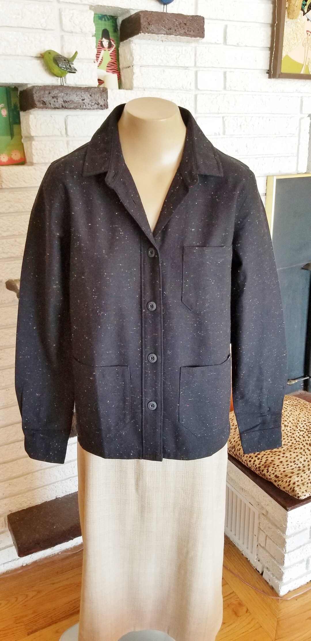 Retro 1950s Ladies Wool Fleck Jacket! Size M 12 - Etsy