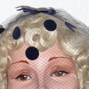 1950's Navy Netted Cocktail Cap!! - Etsy