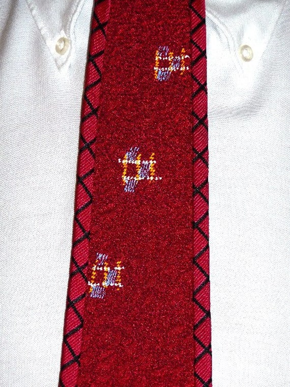 1950's Rockabilly Tie!! - Gem