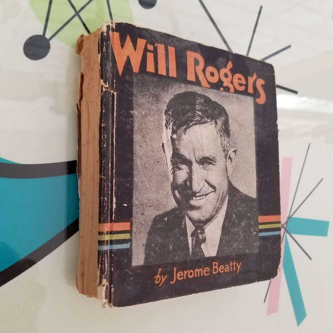 NEW 1935 Little Book will Rogers by Jerome Beatty - Etsy