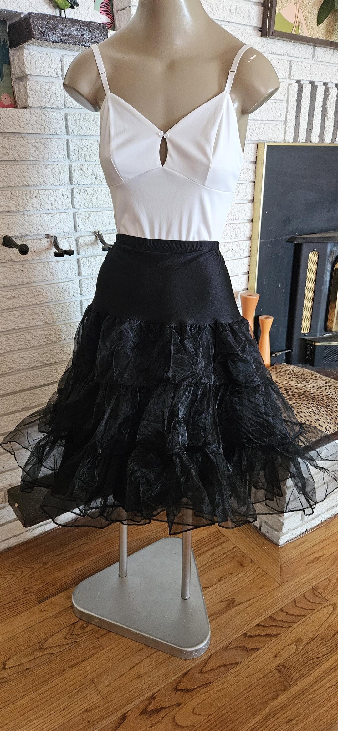 Retro 1950's Petticoat Crinoline in Black! Size L - Etsy