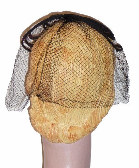 1950's Netted Cocktail Cap - Etsy