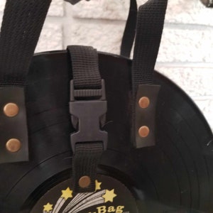 1980's Retro Black Vinyl Record Purse!!! Super Cool! - Etsy