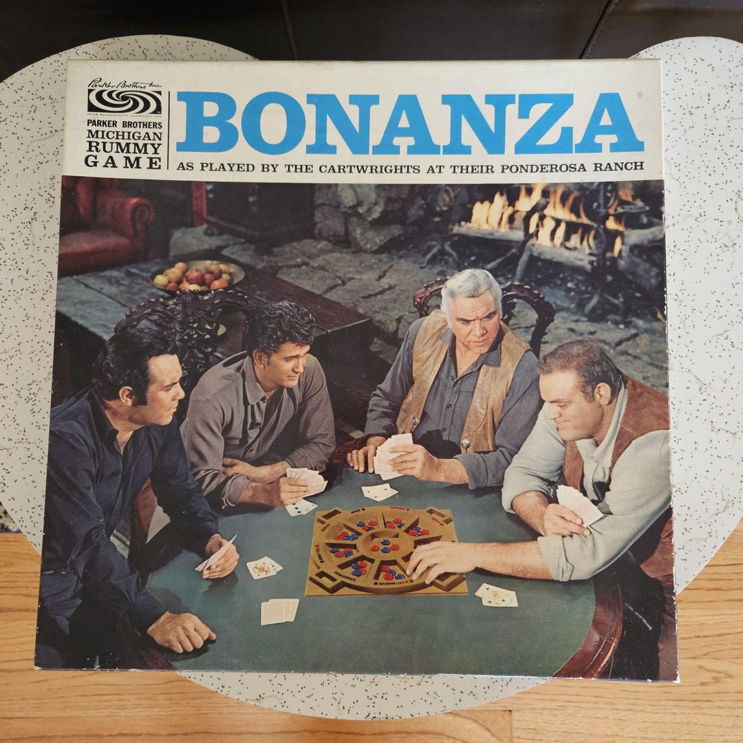 NEW!! 1964 Bonanza Board Game From NBC Broadcasting Parker Brothers! - Etsy