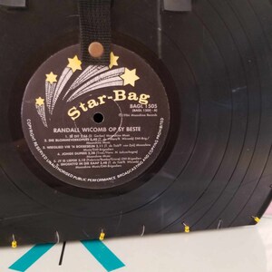 1980's Retro Black Vinyl Record Purse!!! Super Cool! - Etsy