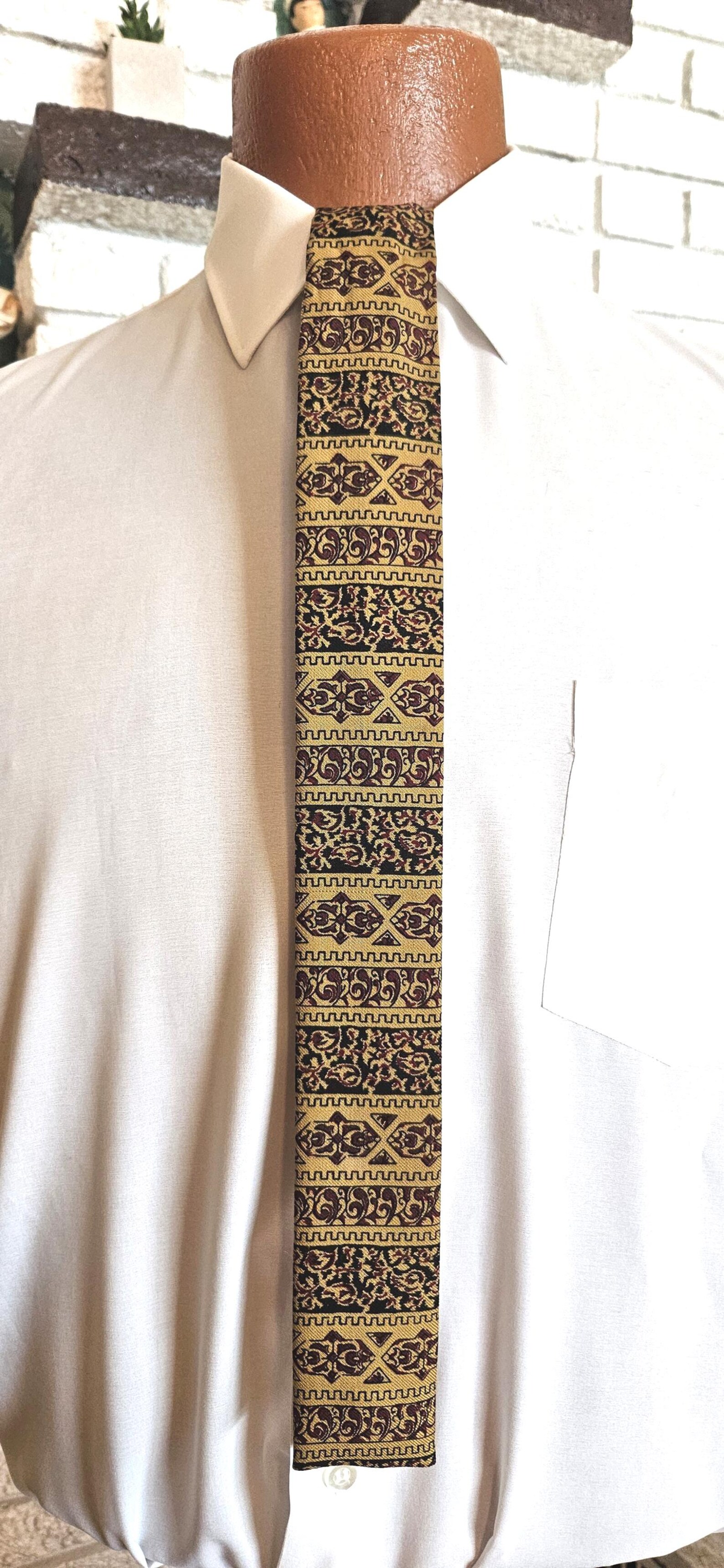 NEW!! Various 1960's Squared End Ties in Rayon, Wool, Silk, Dacron! You ...