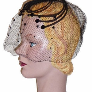 1950's Netted Cocktail Cap!! - Etsy