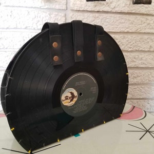 1980's Retro Black Vinyl Record Purse!!! Super Cool! - Etsy