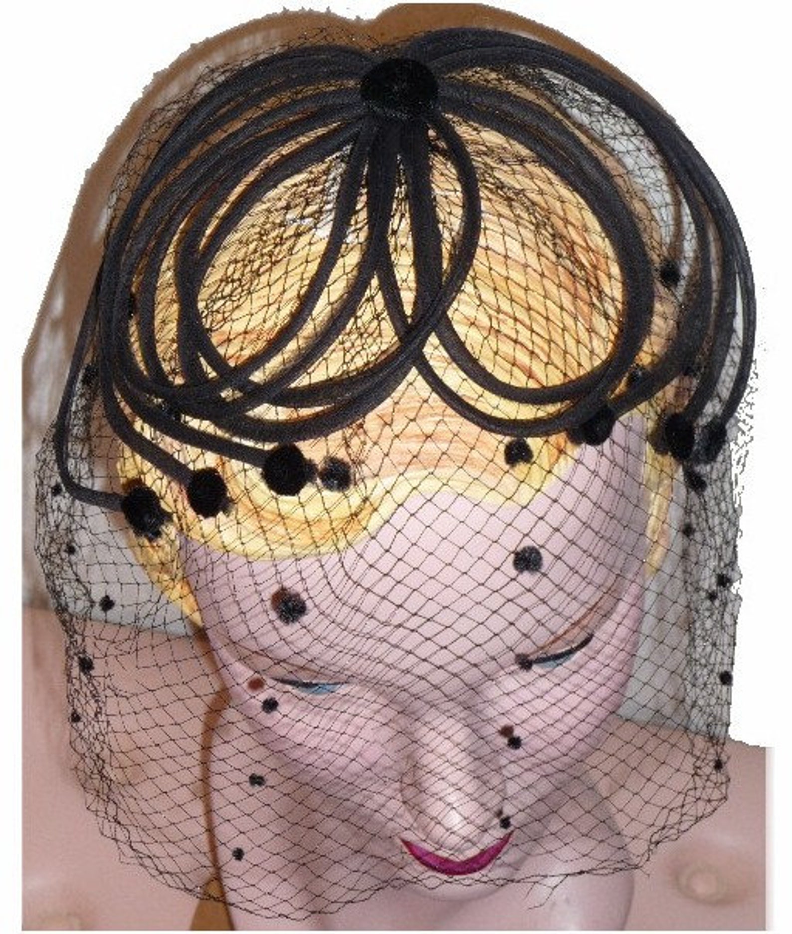 1950's Netted Cocktail Cap - Etsy