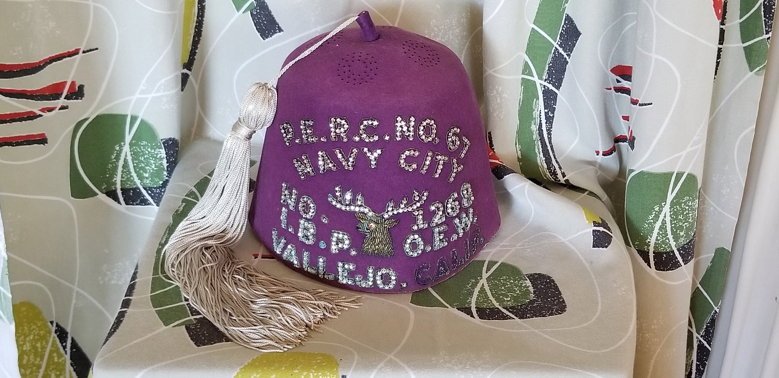 1940's Purple Wool Elks/moose Fez Lodge Hat! Size 7 1/8 - Etsy