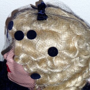 1950's Navy Netted Cocktail Cap!! - Etsy