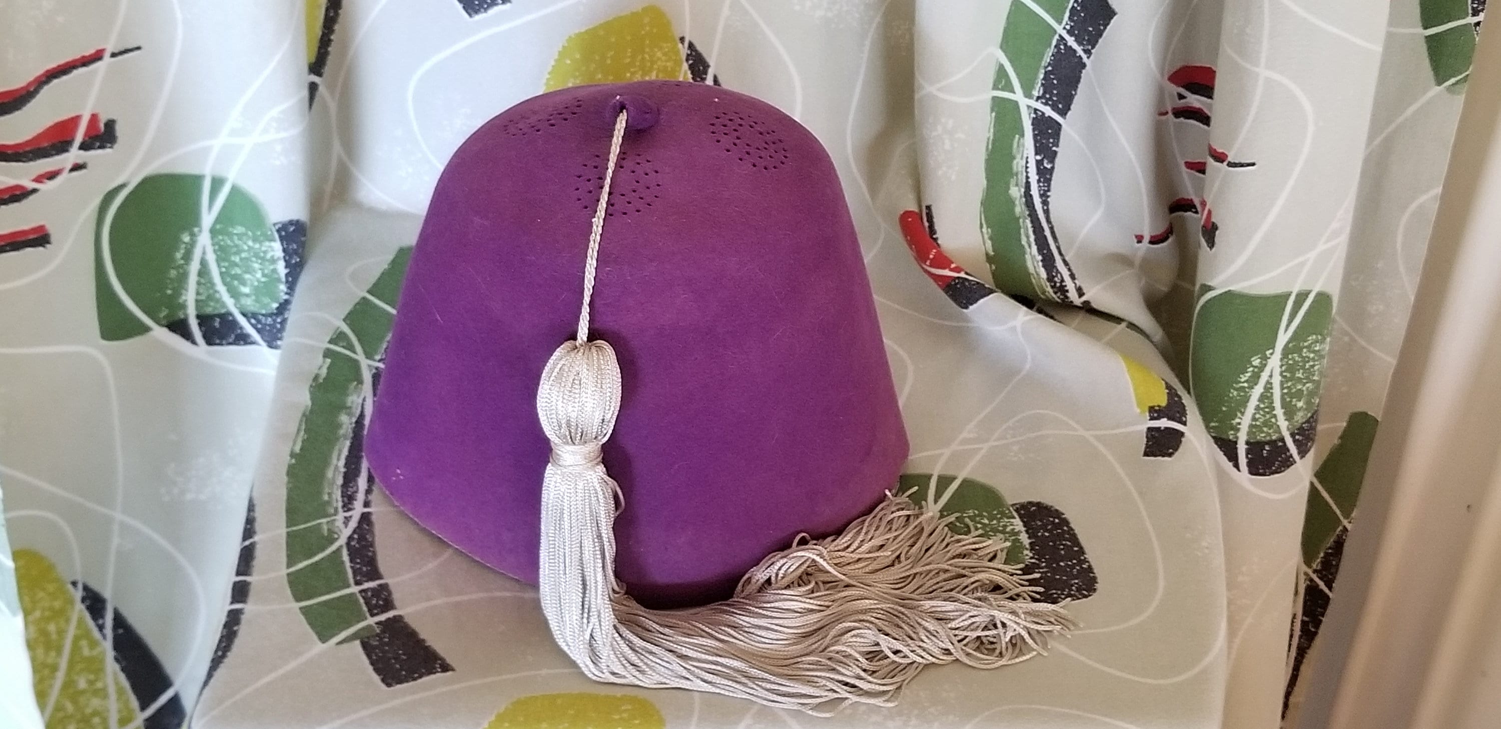 1940's Purple Wool Elks/moose Fez Lodge Hat! Size 7 1/8 - Etsy
