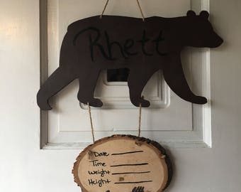 Bear Door Hanger | Etsy