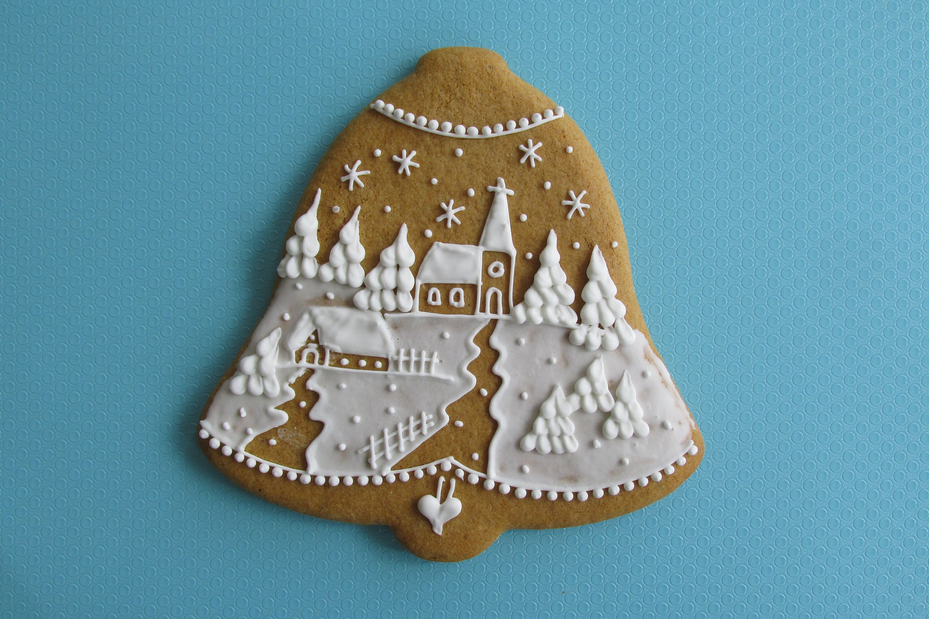 Winter Landscape Cookie Template and Tutorial - Etsy