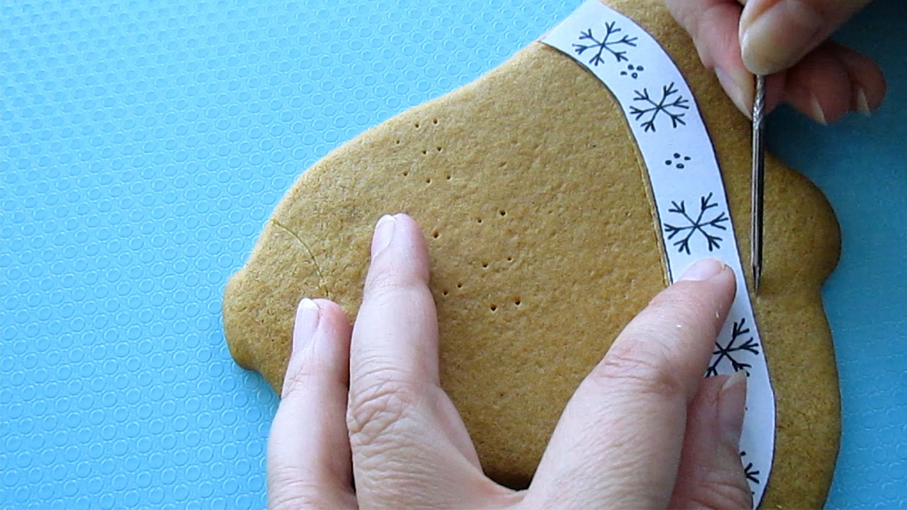 Winter Landscape Cookie Template and Tutorial - Etsy