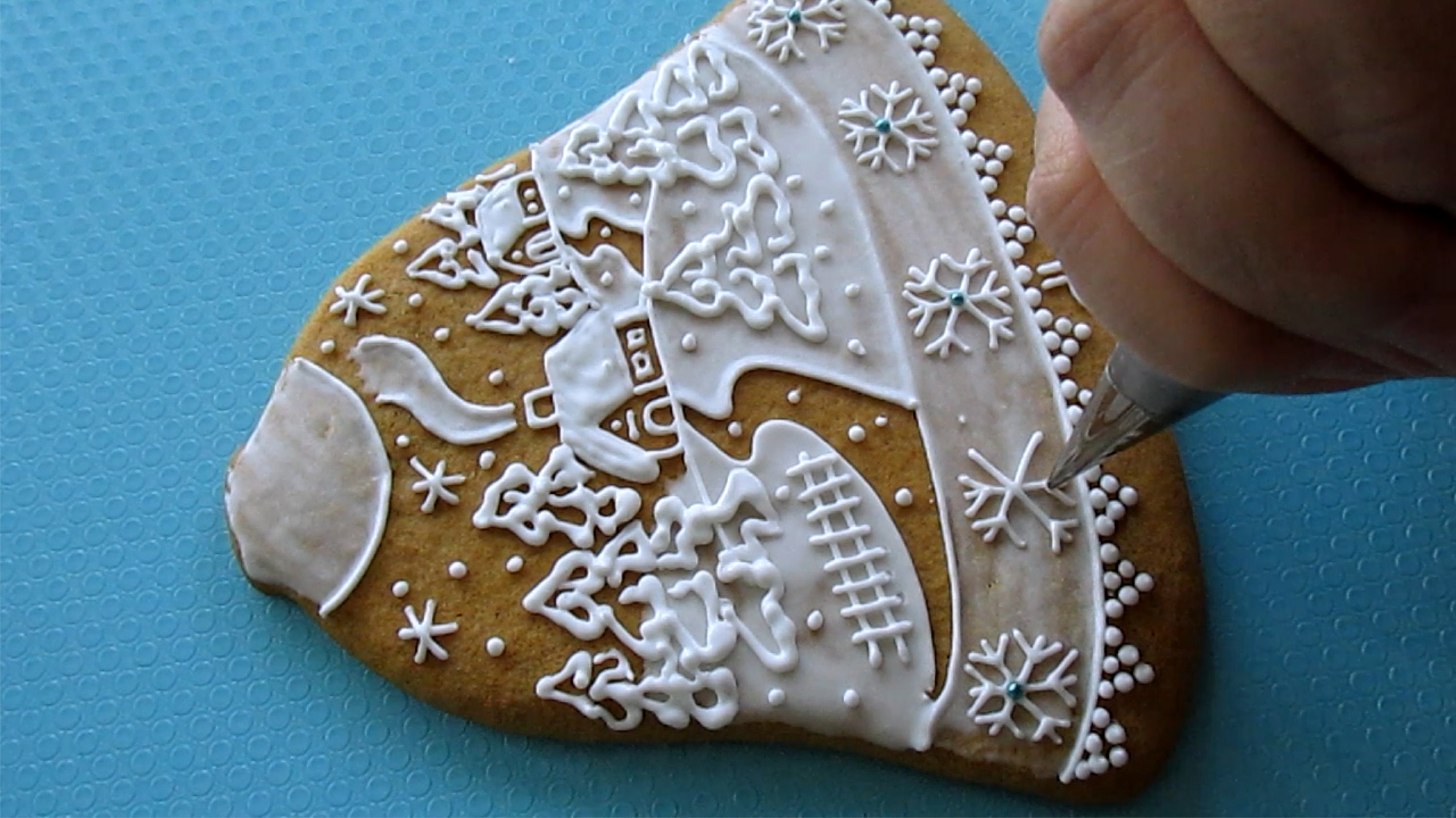 Winter Landscape Cookie Template and Tutorial - Etsy