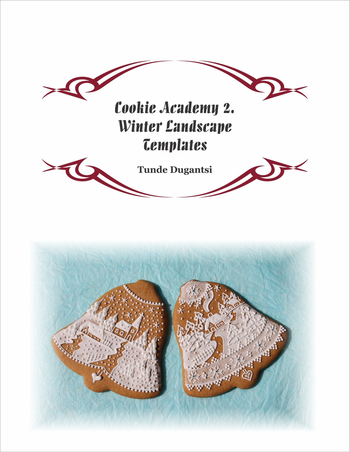 Winter Landscape Cookie Template and Tutorial - Etsy