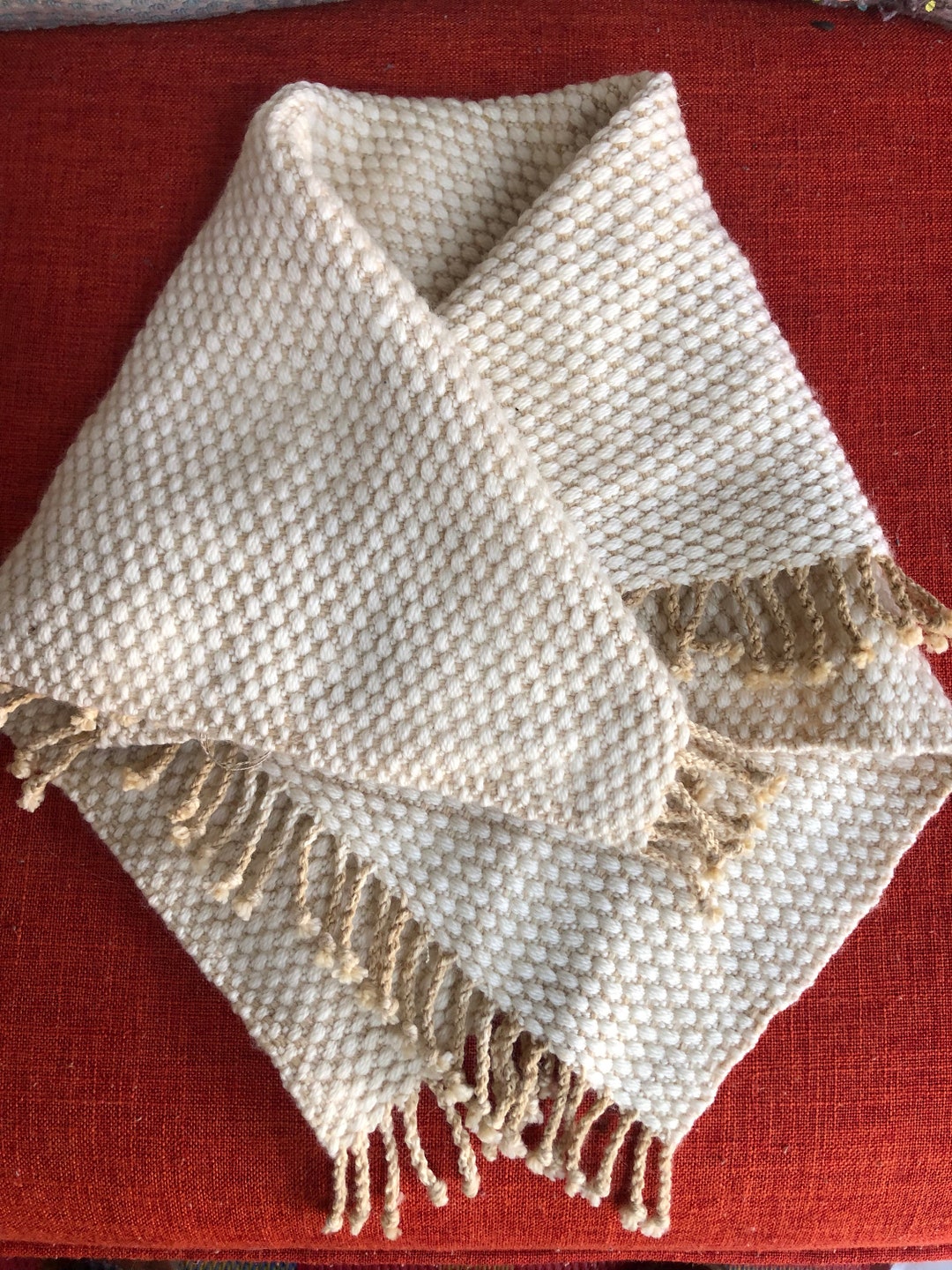 Handwoven Merino Wool Square Scarf Baby Blanket - Etsy
