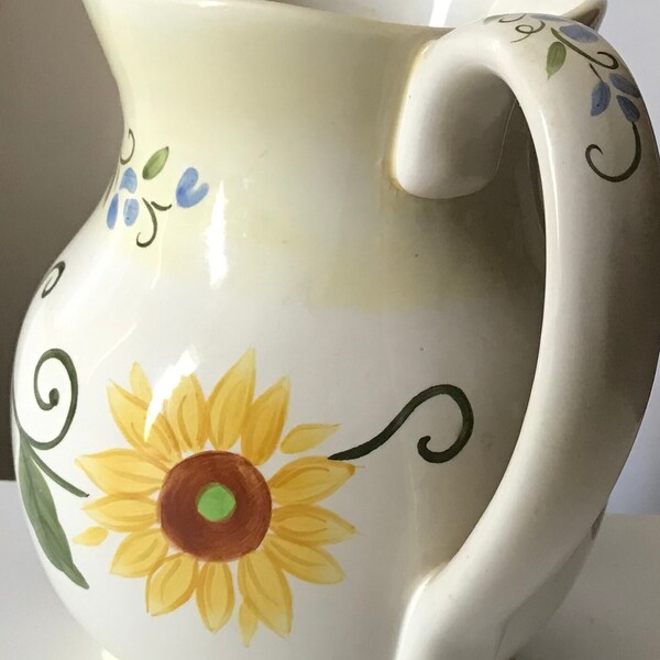 Sunflower Pitcher - Etsy
