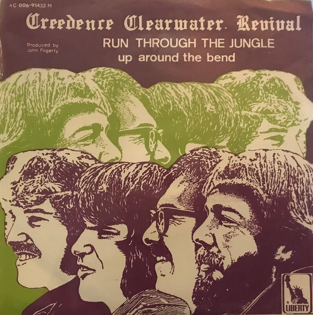 Vintage Creedence Clearwater Revival Vinyl Record: Run Through the ...