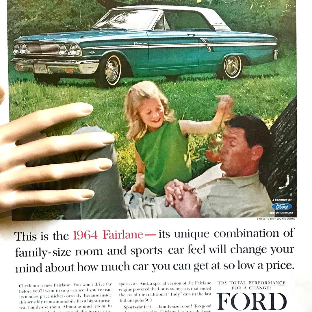 1964 Ford Fairlane Magazine Ad: Vintage Car Print - Charlie Brown ...
